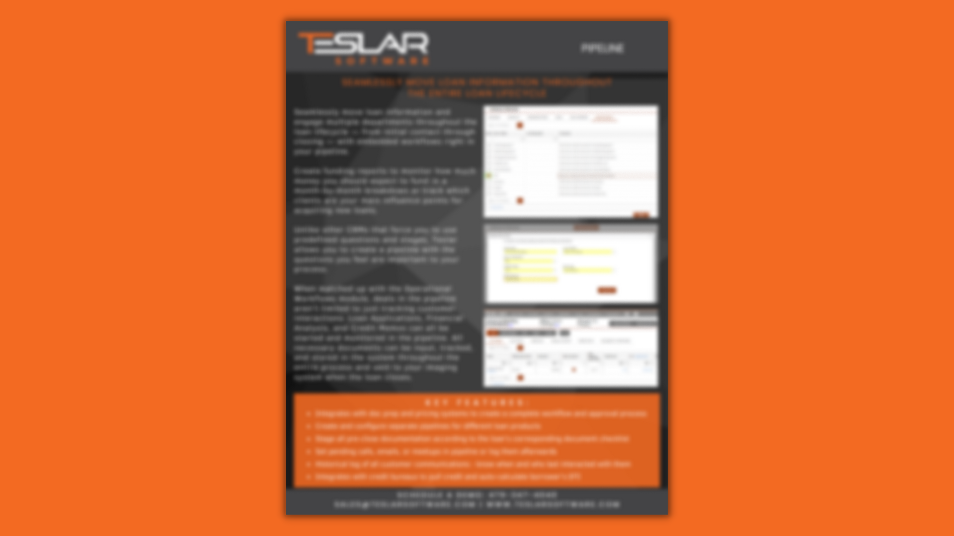 Loan Pipeline Management Software | Teslar Software